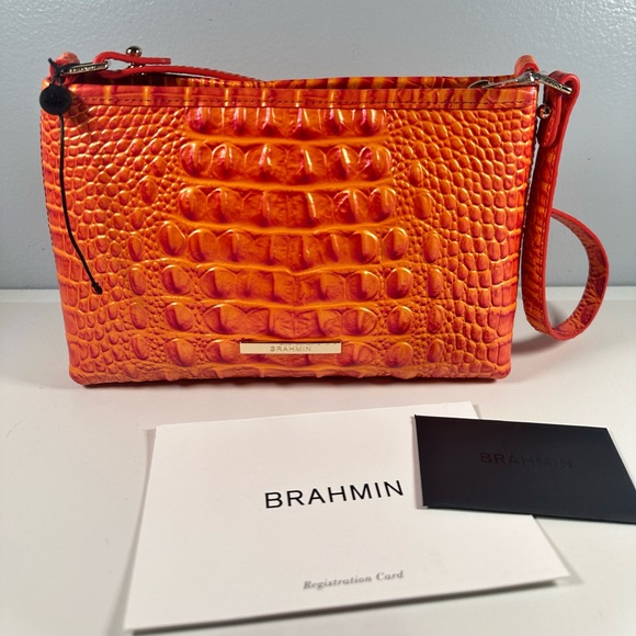 Brahmin | Bags | Brahmin Lorelei Dusty Orange Melbourne Shoulder Bag ...